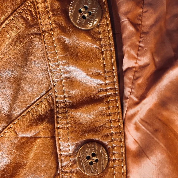 suburban heritage | Jackets & Coats | Vintage Cognac Leather Jacket ...